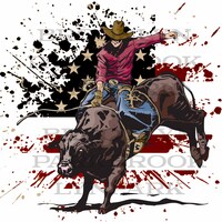 Bull Rider - Etsy