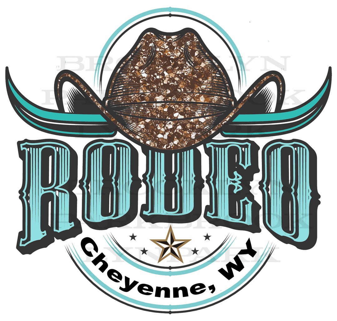 Rodeo, Cowboy Hat, Cheyenne, WY, Instant DIGITAL Download, Sublimation ...