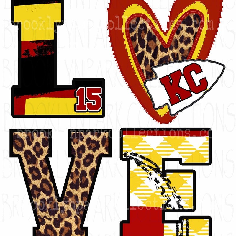 Kc Chiefs Leopard Png - Etsy