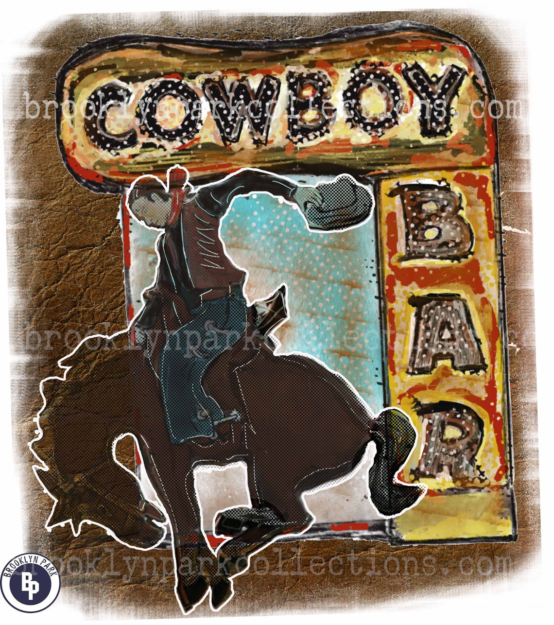 Rodeo Welcome Cowboy Bar Digital Design Instant Download - Etsy