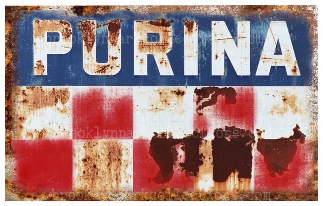 PURINA Feed Sign, Vintage, Farm, Instant Digital Download, Sublimation ...