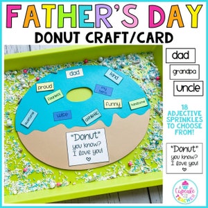 Father's Day Craft | Donut Craft | Father's Day Card | Father's Day ...