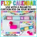 Daily Flip Calendar Cards in Bright Colors for Classroom | Classroom ...