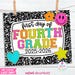 First Day of Fourth Grade Sign 2025 | First and Last Day of School ...