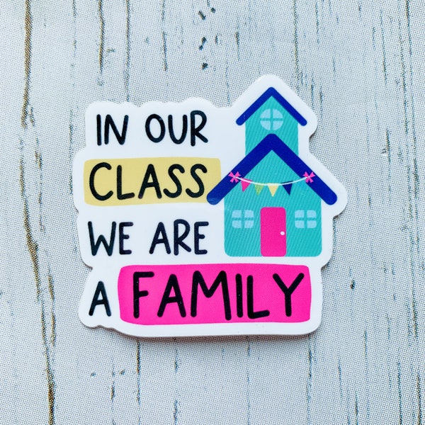 Our Class is a Family - Etsy