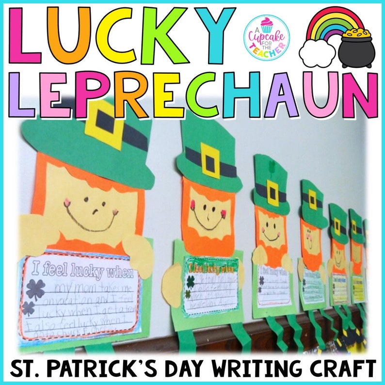 Leprechaun Craft | St. Patrick's Day Activities - Etsy