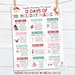 12 Days of Christmas Dress up Flyer Template | Editable Christmas ...