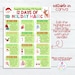 12 Days of Christmas Dress up Flyer Template | Editable Christmas ...