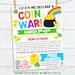 St. Patrick's Day Coin War Fundraiser Flyer Template | Editable PTO PTA ...