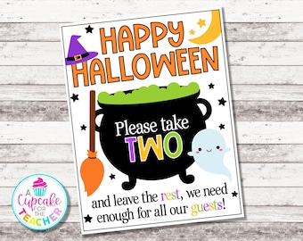 Take Two Halloween Sign - Etsy
