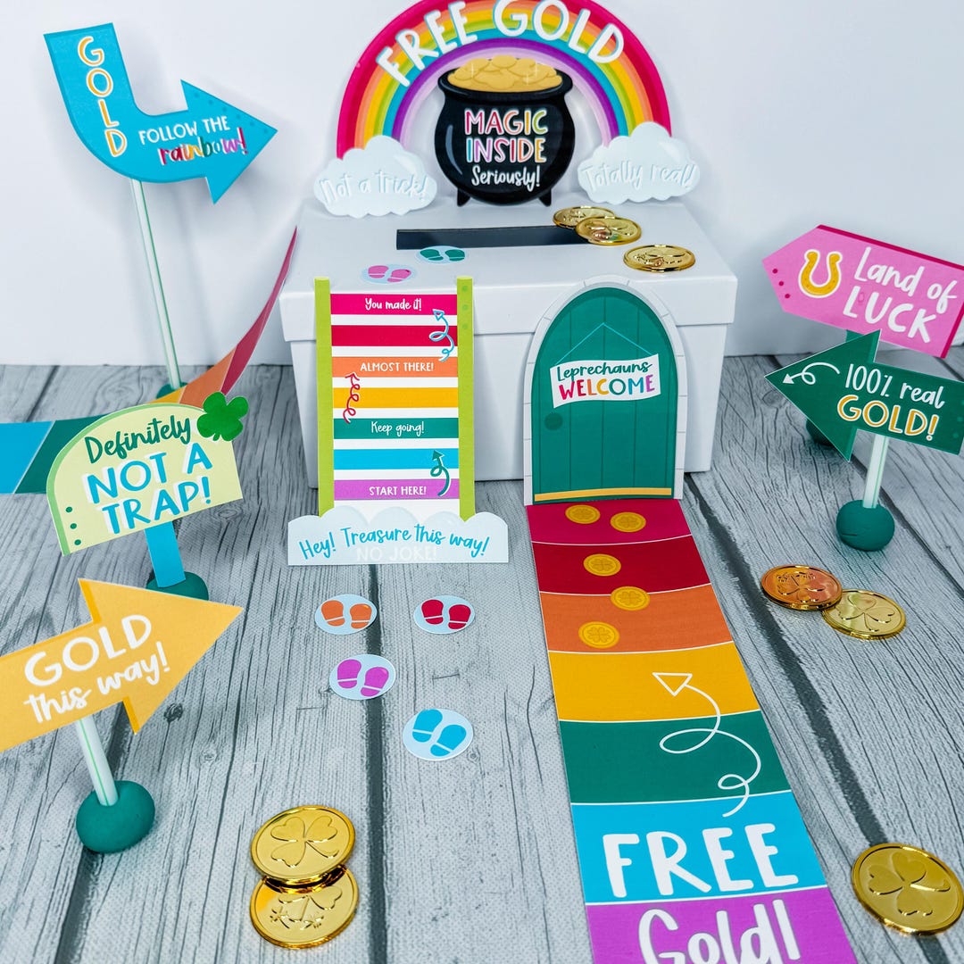 Printable Leprechaun Trap Kit | DIY Leprechaun Trap for St. Patrick's ...