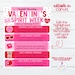 Valentine's Day Spirit Week Flyer Template | Editable Valentine Dress ...