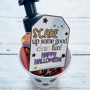 Halloween Gift Tags | Say Boo to Scary Germs | Germs Are Scary | Scare ...