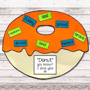 Father's Day Craft | Donut Craft | Father's Day Card | Father's Day ...