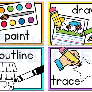 Picture Direction Cards for Classroom Management | Visual Directions ...