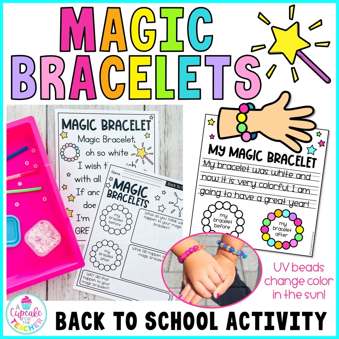 Magic Bracelets Back to School Activity | First Day of School Activity ...