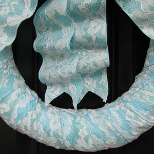 Blue Wreath, Light Blue Wreath, White Wreath, Lace Wreath, Victorian ...