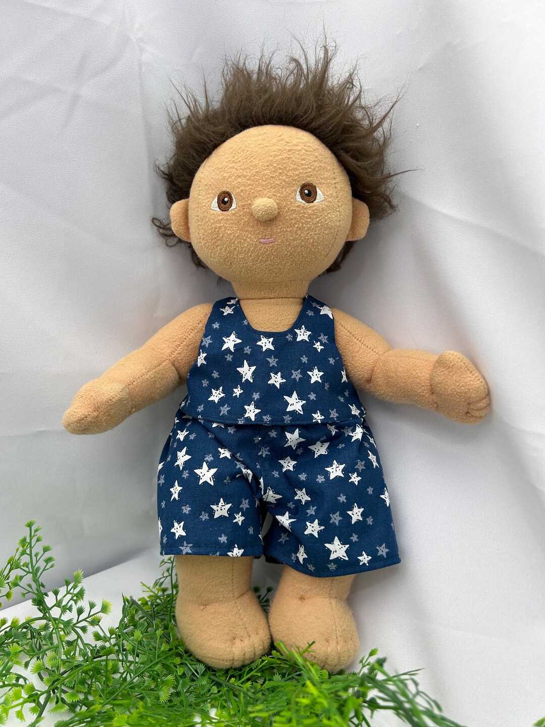 Dinkum Doll My Child Doll Shorts and Top Set - Blue With White Stars ...