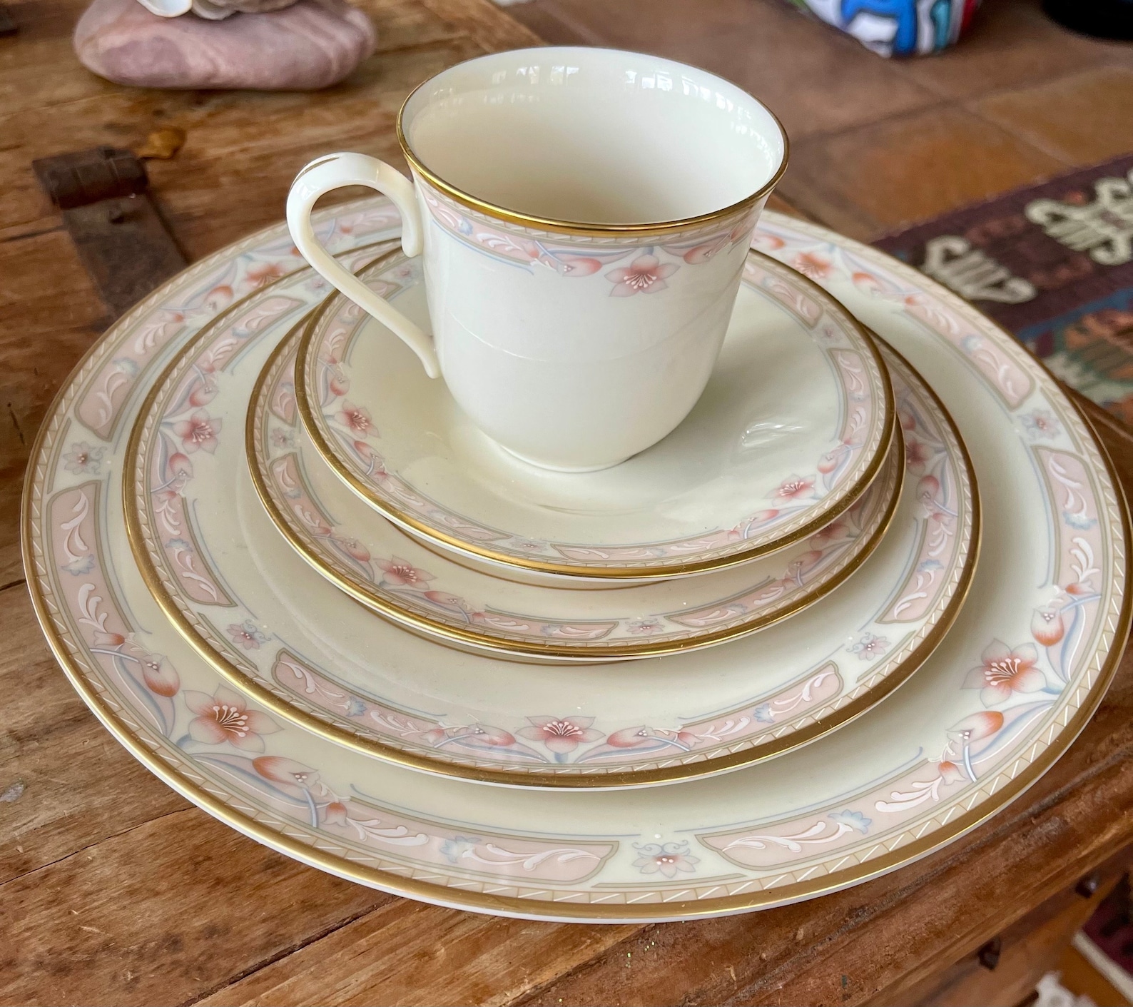 Vintage Lenox Bellaire China Place Setting - Etsy