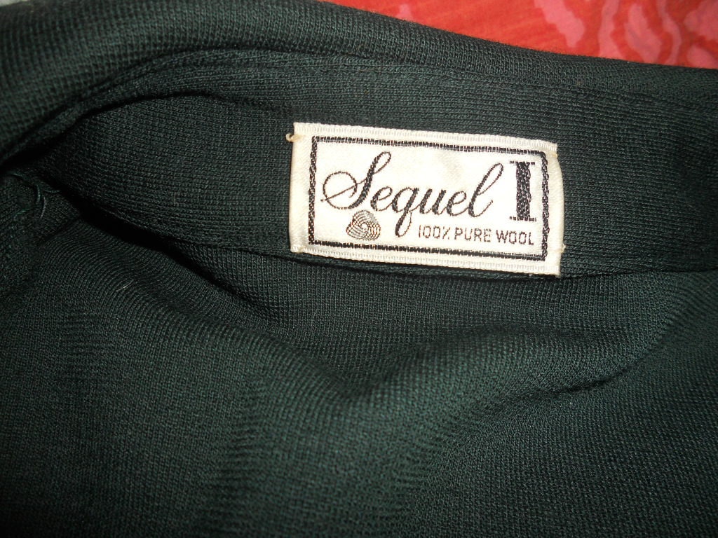 Vintage Sequel I , 100% Pure Wool Green Jacket 1970's, 1980s Hunter ...