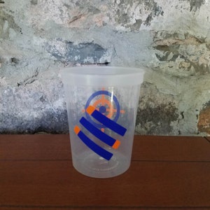 Personalized Target Cups-dart Battle Partyclear Cups With Lid and Straw ...