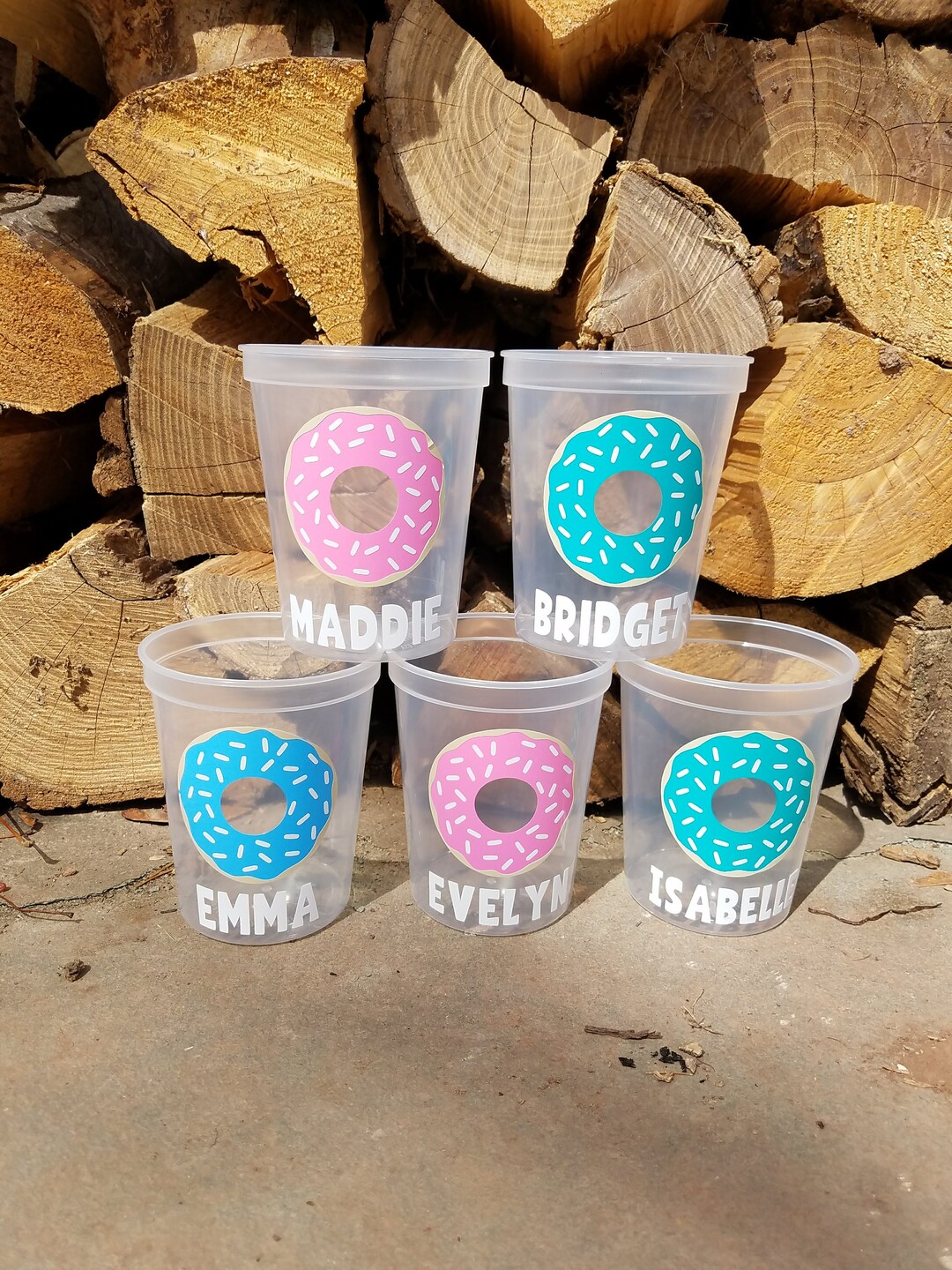 Personalized Donut Cups - Etsy