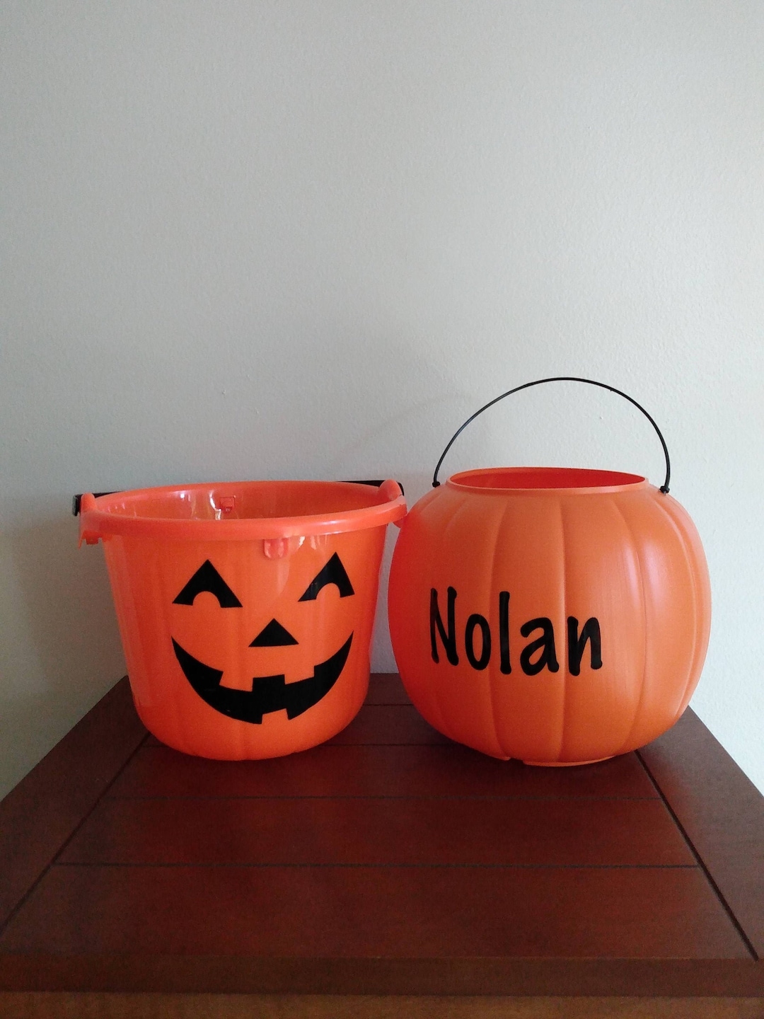 FREE SHIPPING--DIY Candy Bucket Label--pumpkin Bucket Label--diy Labels ...