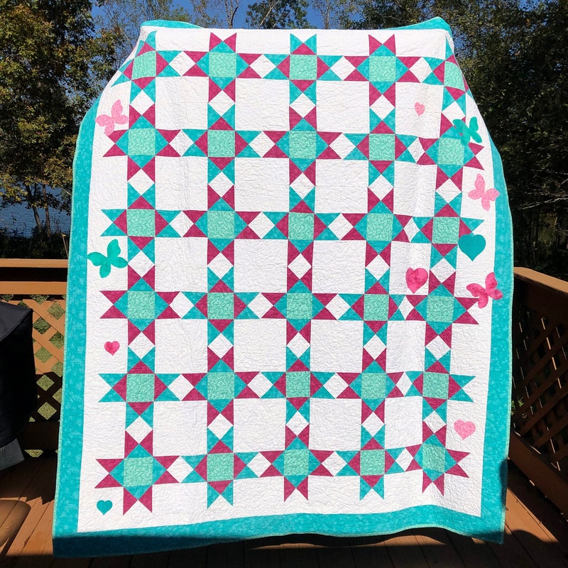 Falling Stars Quilt Pattern - Etsy