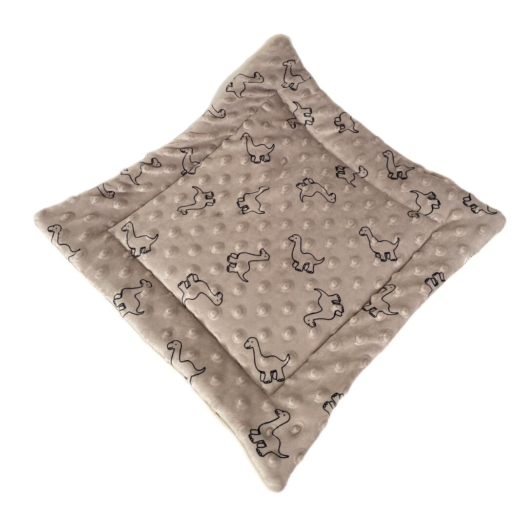 Guinea Pig Dimple Fleece Pad Beige Dinosaur Fleece With Beige Guinea ...