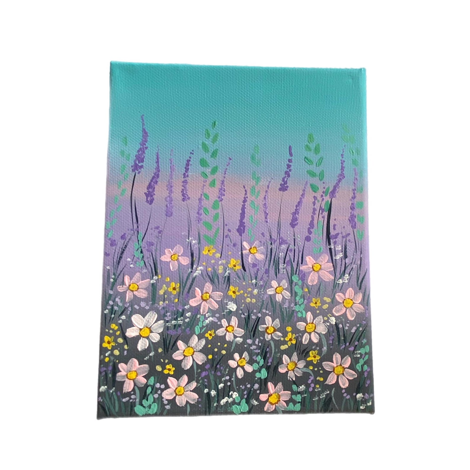 Hand Painted Floral Art | Original Flower Painting | Floral Artwork ...