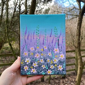 Hand Painted Floral Art | Original Flower Painting | Floral Artwork ...