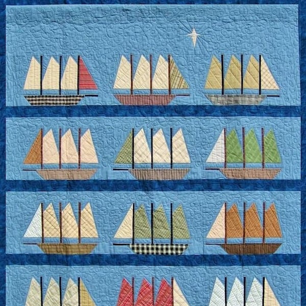 Boat Quilt Pattern - Etsy