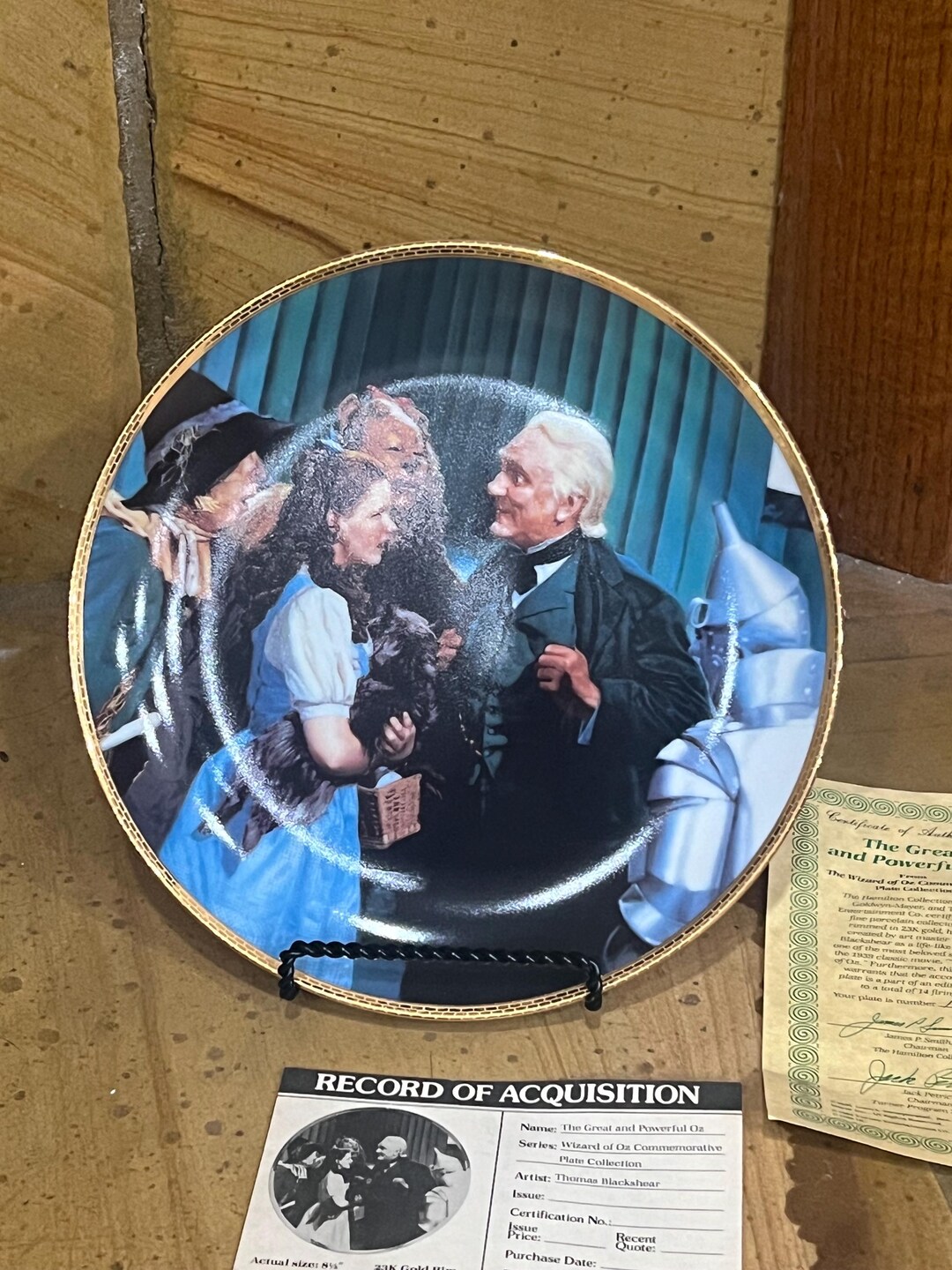 Wizard of Oz Collectible Plate - Etsy