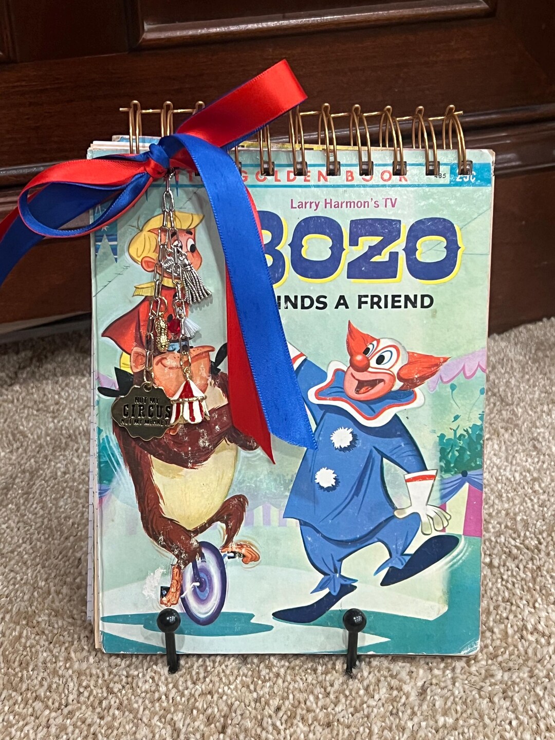 Vintage Bozo the Clown Journal - Etsy