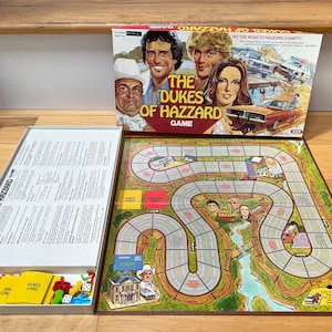 Vintage Dukes of Hazzard Board Game - Etsy