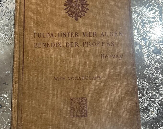 Antique German Book 1902 - Etsy