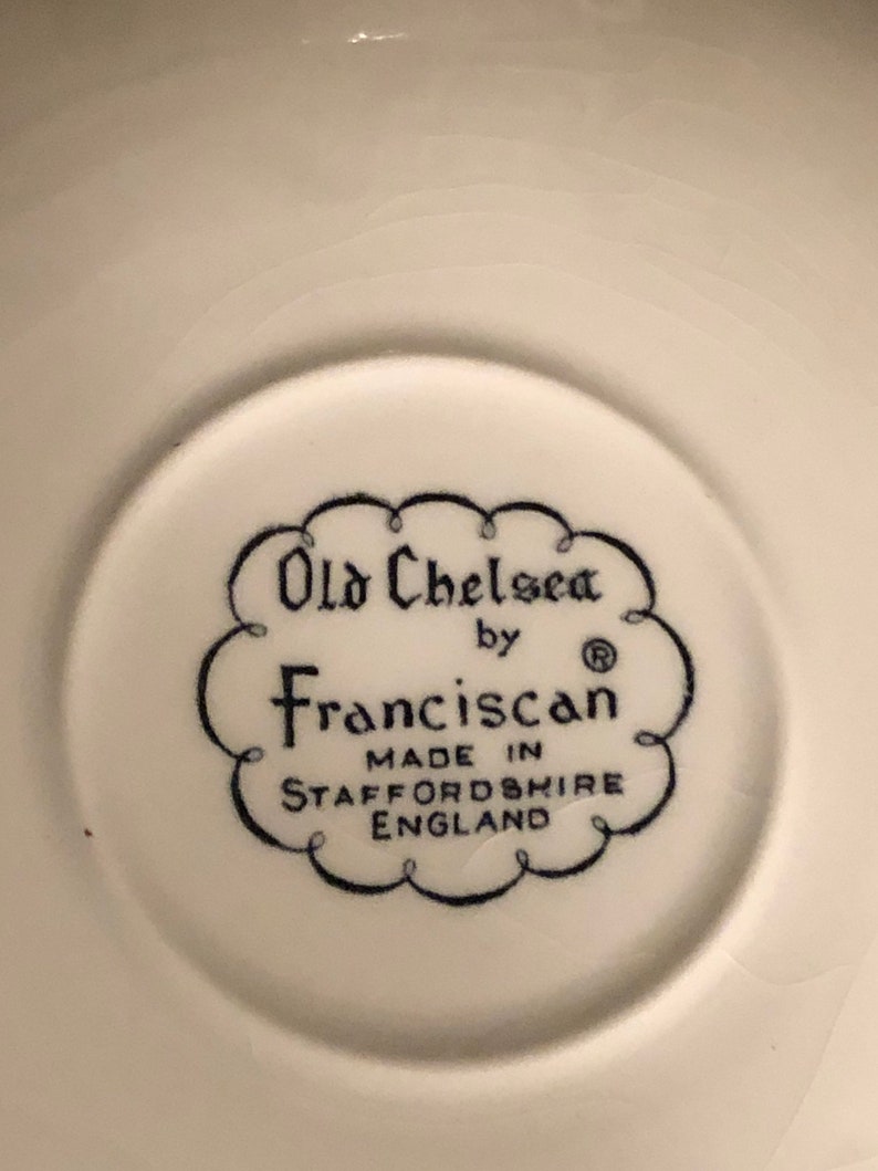 Vintage Old Chelsea Tea Set by Franciscan - Etsy