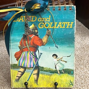Vintage David and Goliath Journal - Etsy