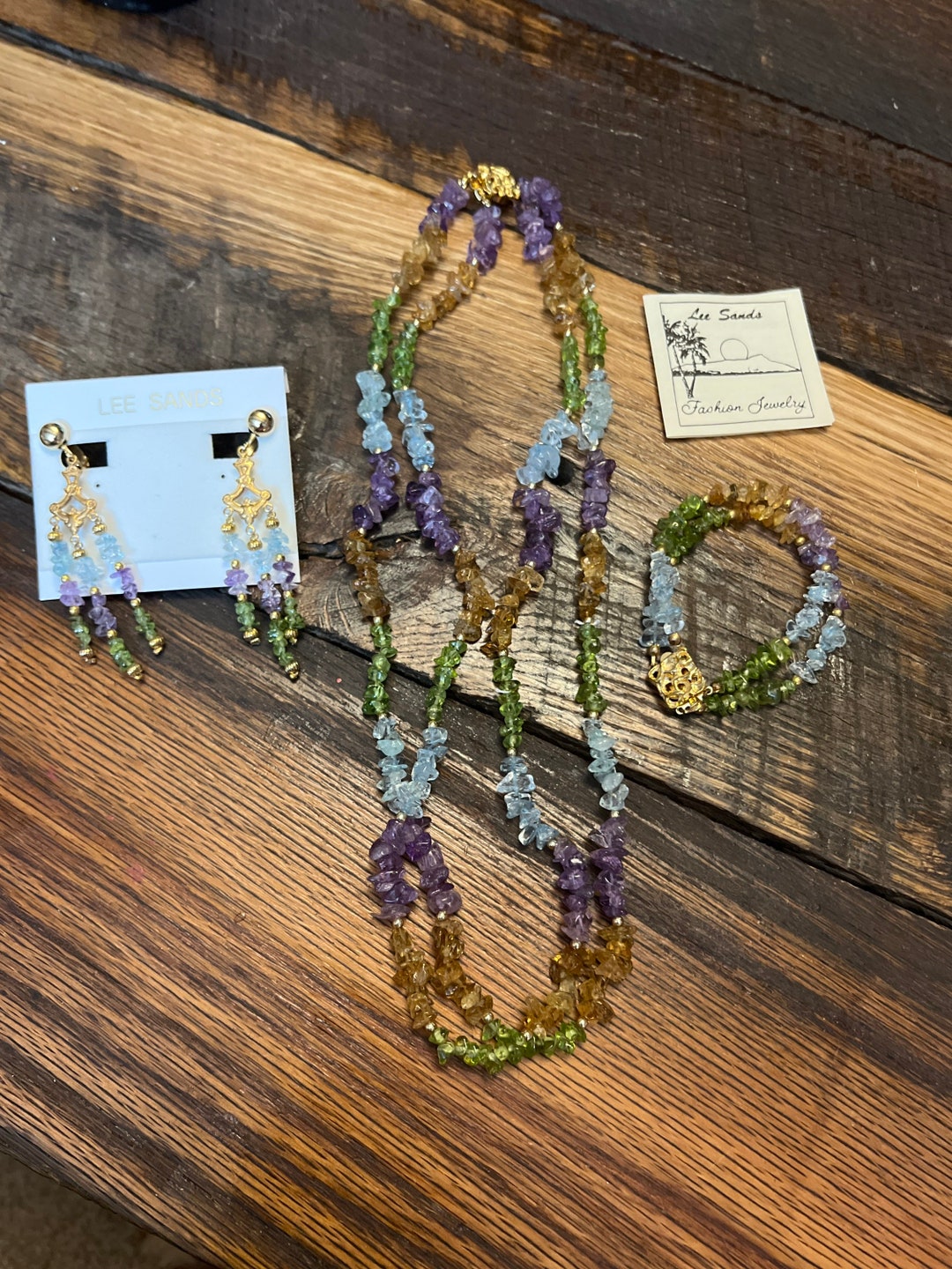 Lee Sands Vintage Jewelry Set - Etsy