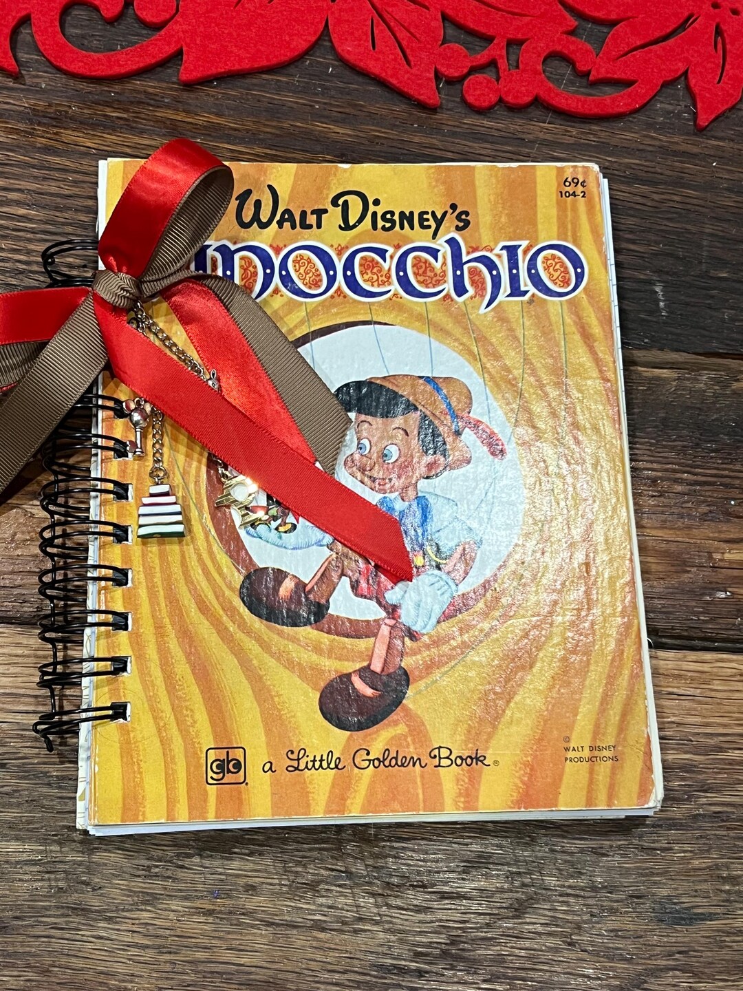 Vintage 1979 Disney Pinocchio Journal - Etsy