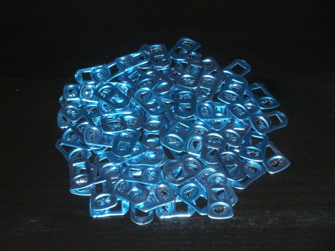 50 Light Blue Aluminum Pull Tabs (like From Red Bull Energy Drink) - Etsy