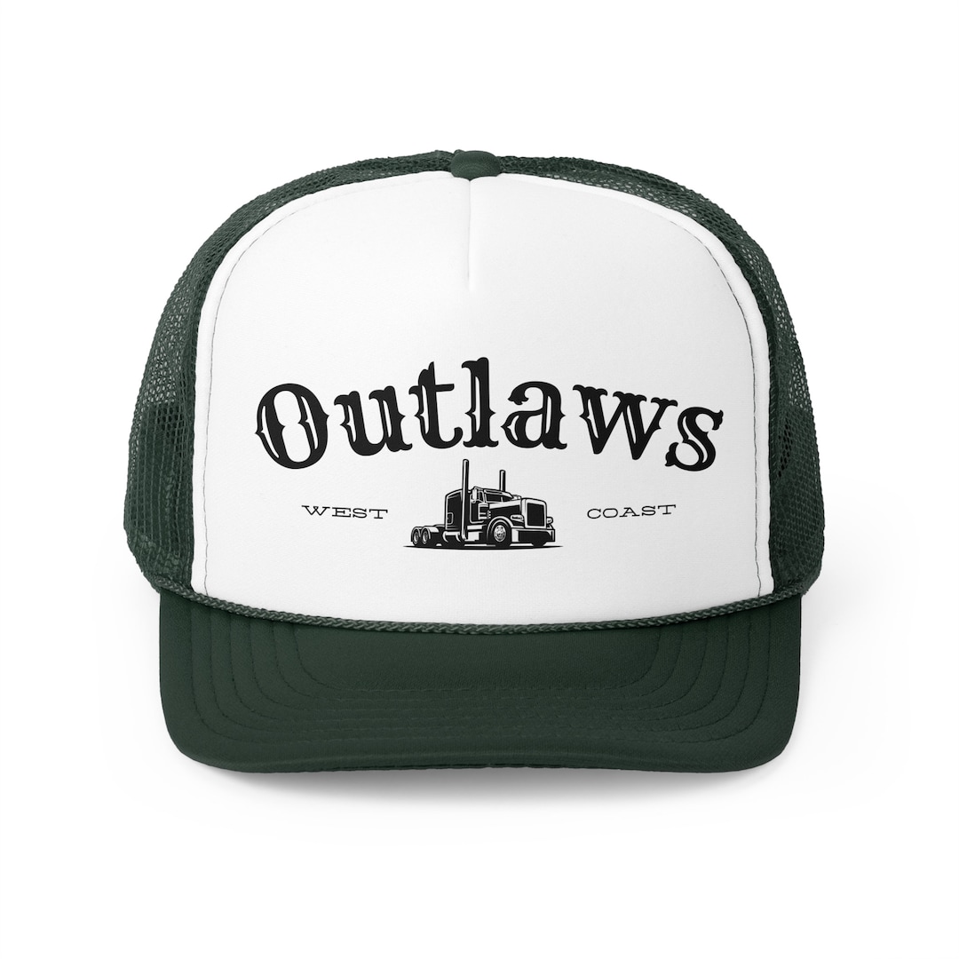 West Coast Outlaws Trucker Hat Big Rig California Brand Outlaw Shirt - Etsy