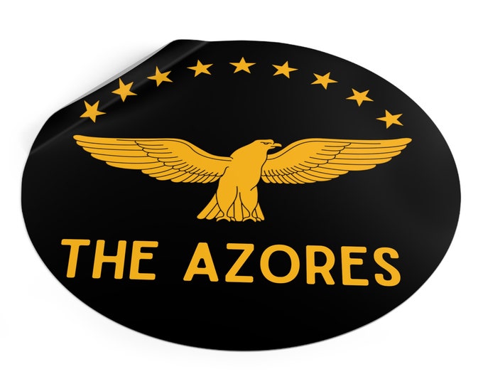 Premium Azores Portugal Flag Emblem Stickers: Show Your Azorean Pride ...