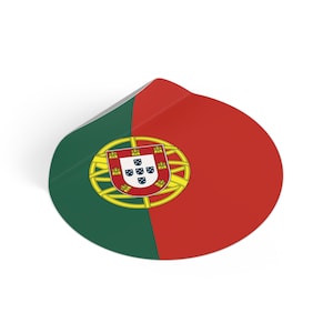 Portuguese Sticker Portugal Flag Round Car Vinyl Stickers Portuguese ...