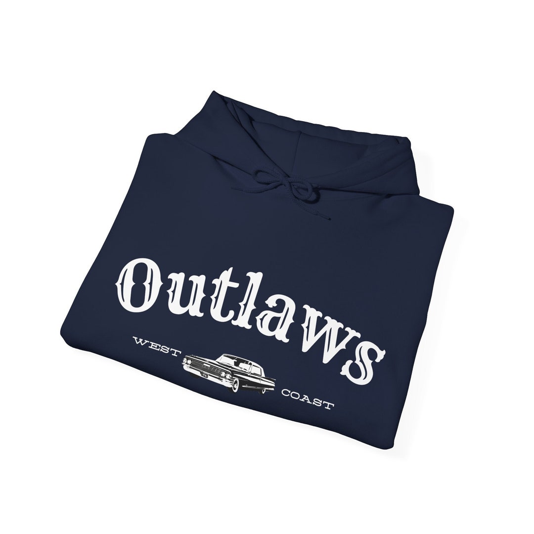 Outlaws West Coast Impala Carshow Lowrider Classic Car Sweatshirt ...