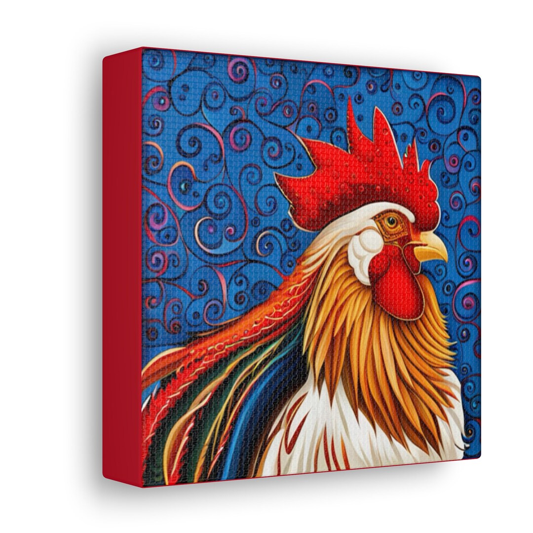 Rooster Canvas Gallery Wraps - Etsy
