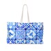 Azulejo Bird Tile Portuguese Large Sized Weekender Bag Portugal ...