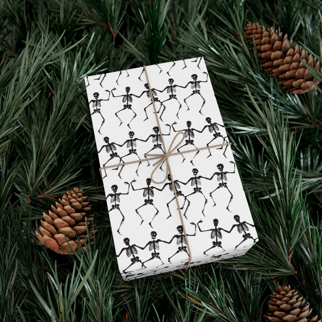 Dancing Skeleton Wrapping Gift Wrap Papers Unique Gifts Grateful Dead ...