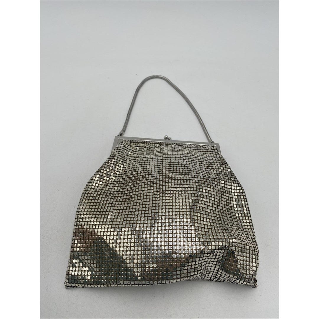 Antique 1920s Mesh Flapper Bag Art Deco Chain Mail Purse Whiting Davis ...