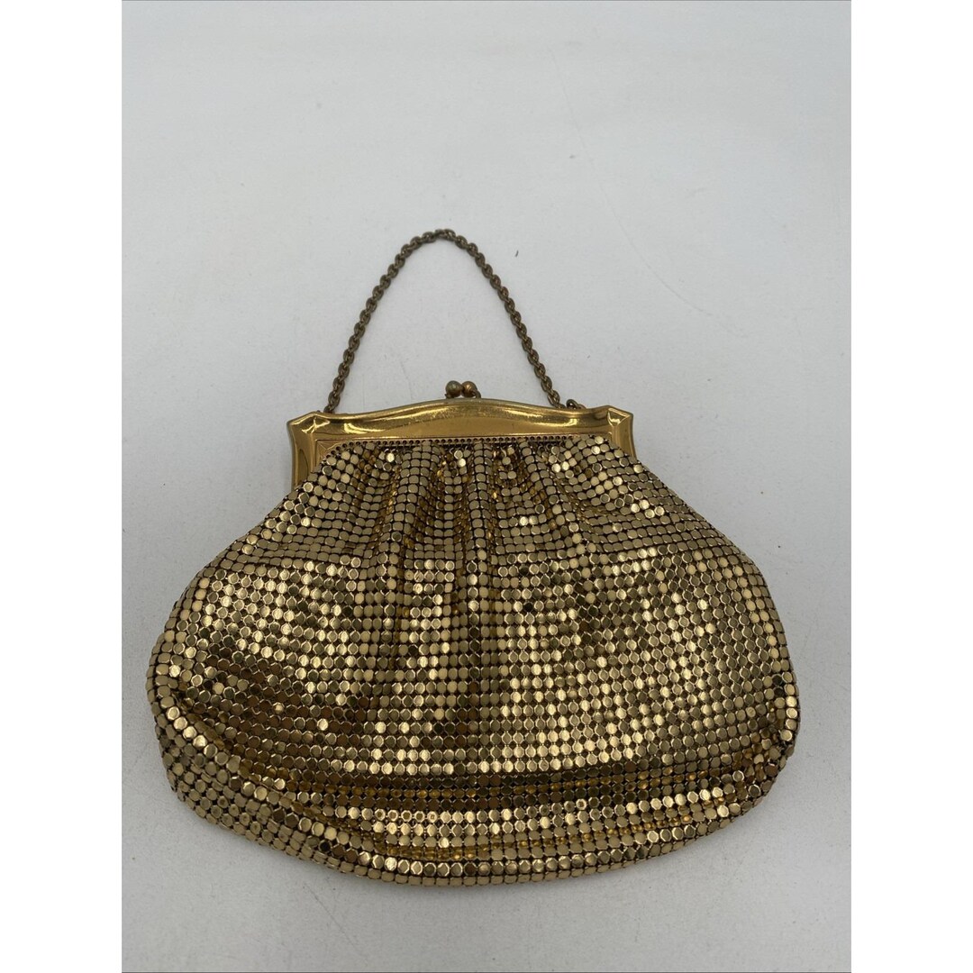 Antique 1920s Mesh Flapper Bag Art Deco Chain Mail Purse Whiting Davis ...